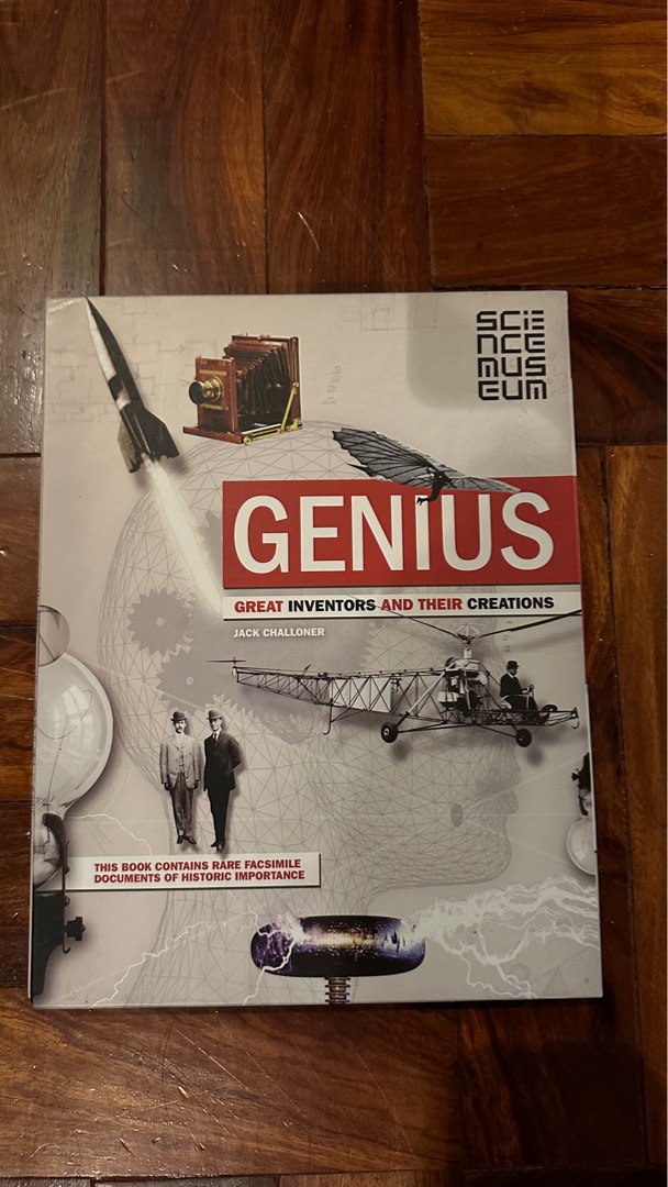 Genius: great inventors and their creations with documents - hardback ...