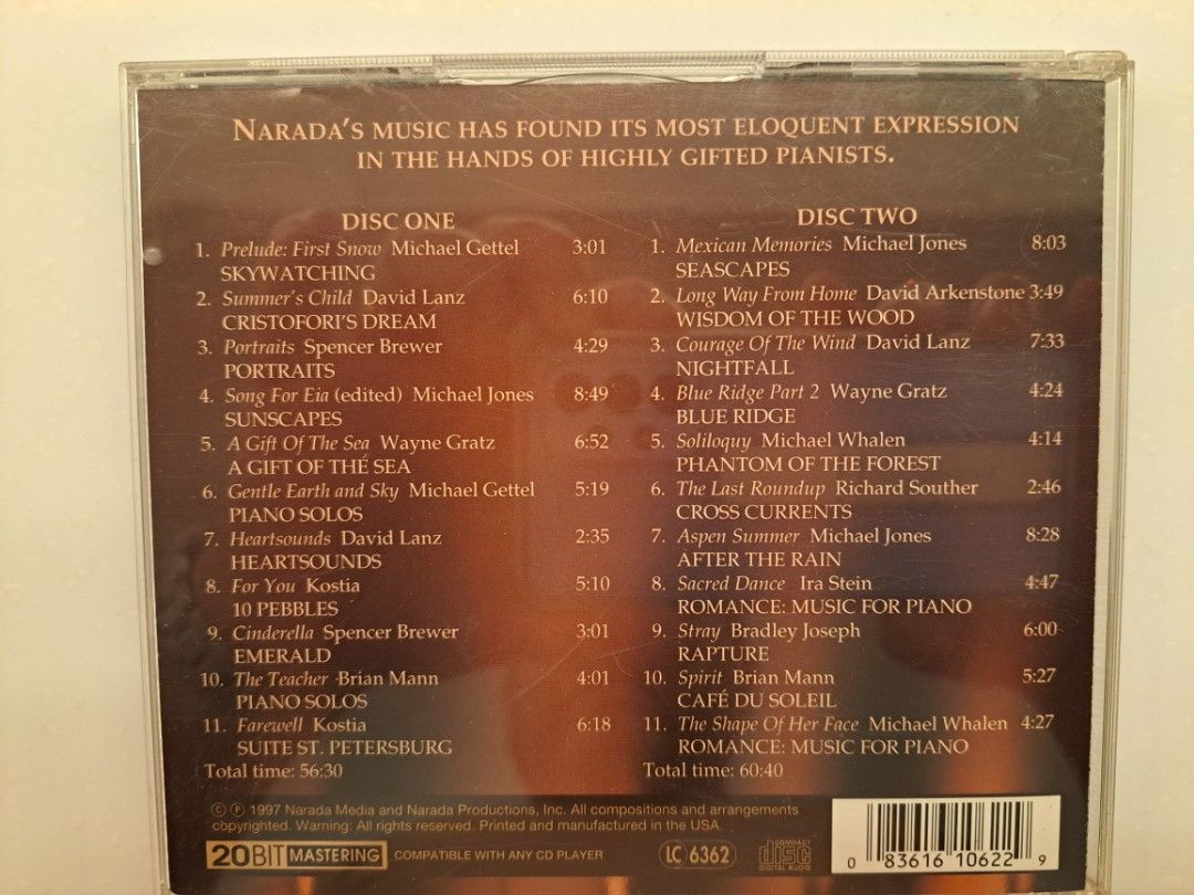 Grand Piano: Narada Anniversary Collection (2-CD Set) - Music CD ...