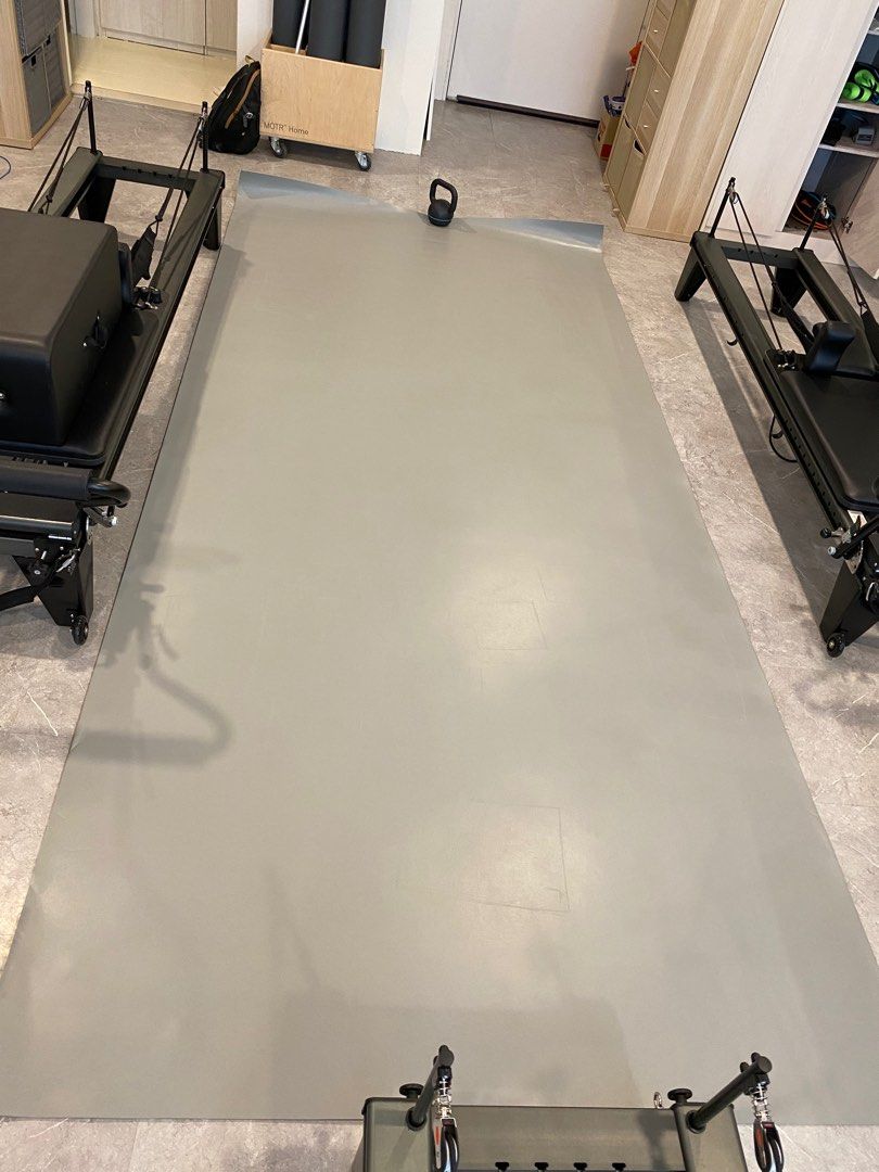 Grey 1.8m x 4m Studio Dance Marley Mat, Furniture & Home Living, Home ...