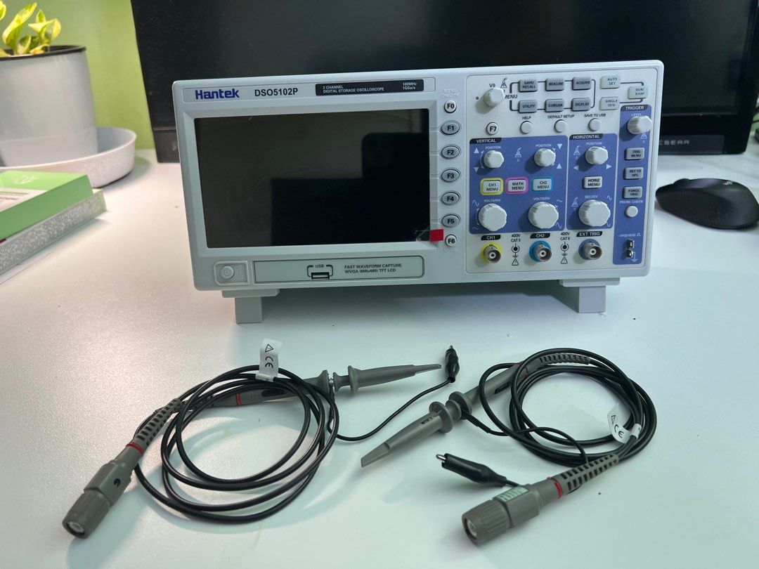 Hantek DSO5102P Oscilloscope, Health & Nutrition, Medical Supplies ...
