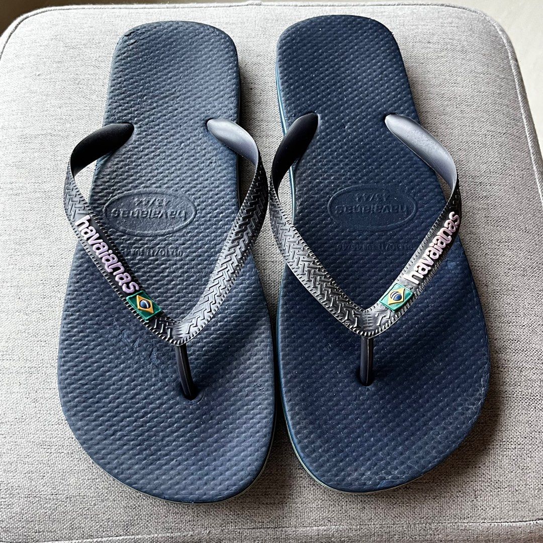 Havaianas Brazil Slippers, Men's Fashion, Footwear, Flipflops and ...