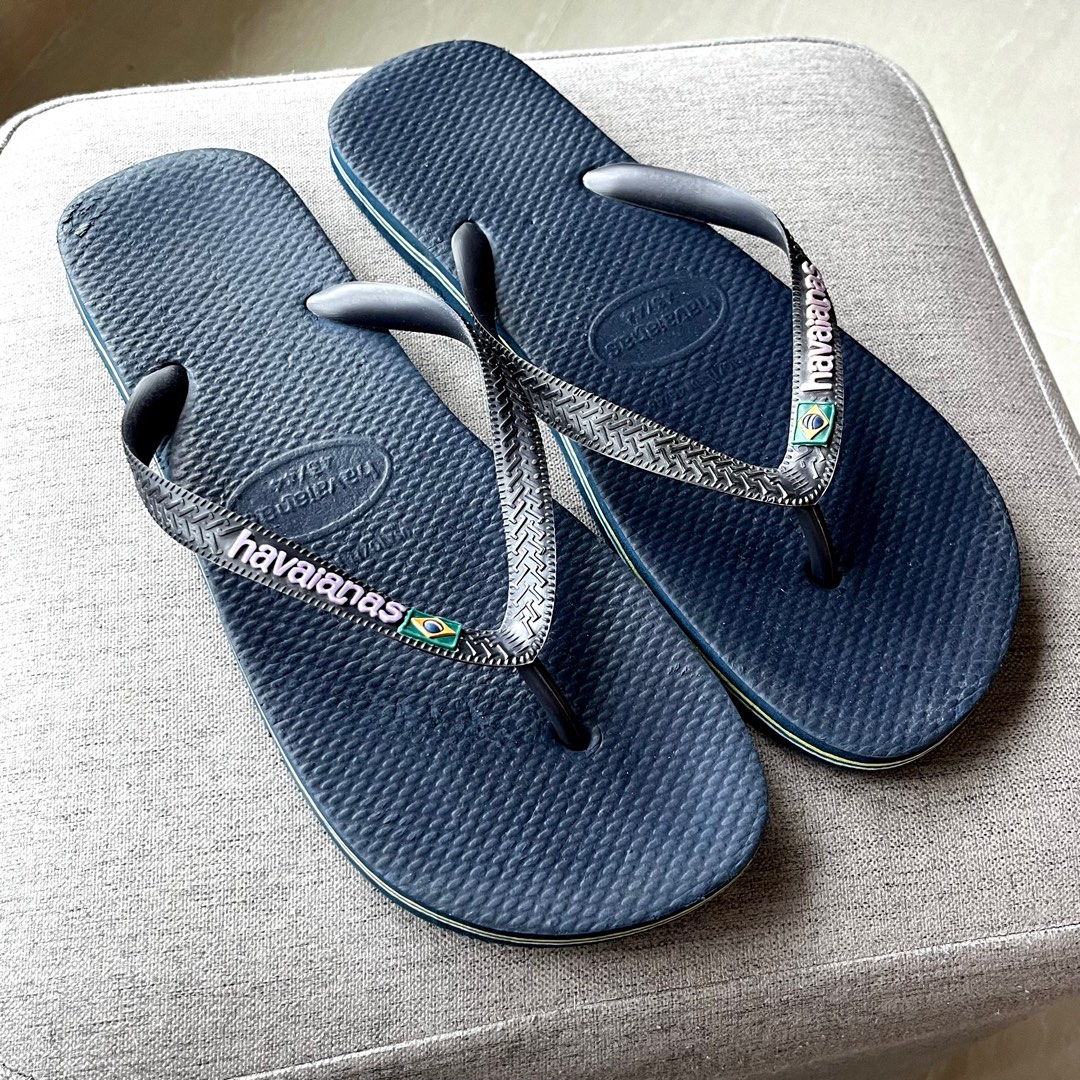 Havaianas Brazil Slippers, Men's Fashion, Footwear, Flipflops and ...