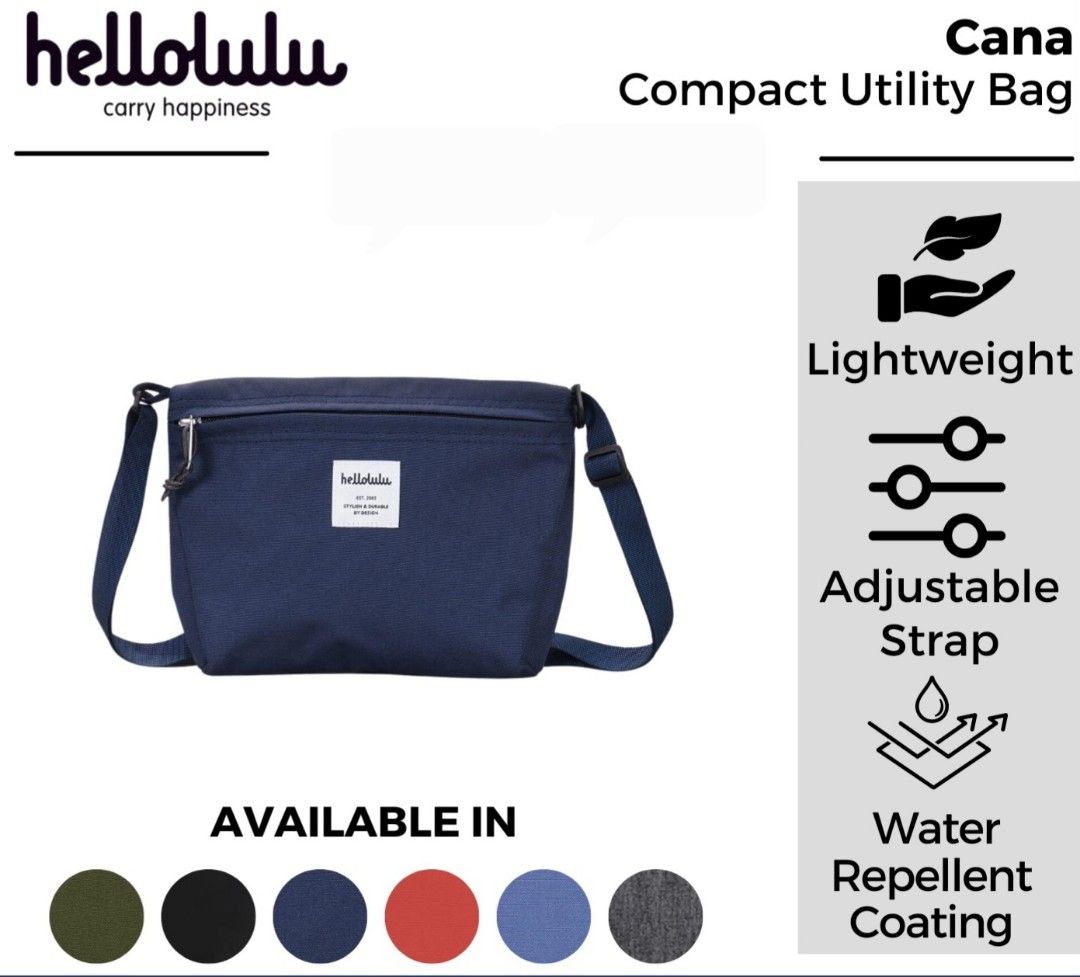 Hellolulu Cana Compact Utility Bag, Men's Fashion, Bags, Sling Bags on Carousell