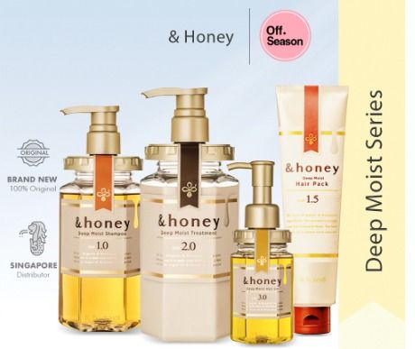 &honey Shampoo Treatment Hair Oil [ Japan ] - Silky Smooth / Deep Moist / Melty Repair ML1339 ...