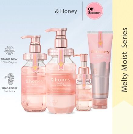 &honey Shampoo Treatment Hair Oil [ Japan ] - Silky Smooth / Deep Moist / Melty Repair ML1339 ...