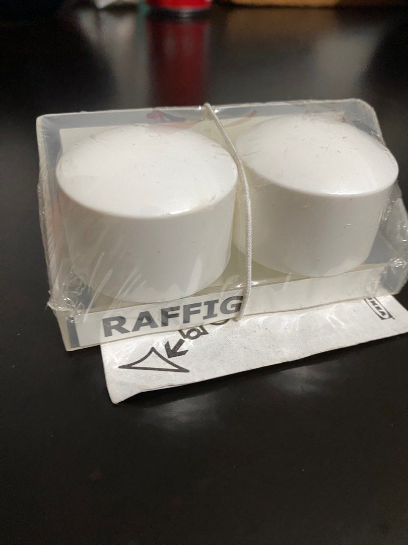 IKEA RAFFIG - Curtain rod finials (set of 2), Furniture & Home Living ...