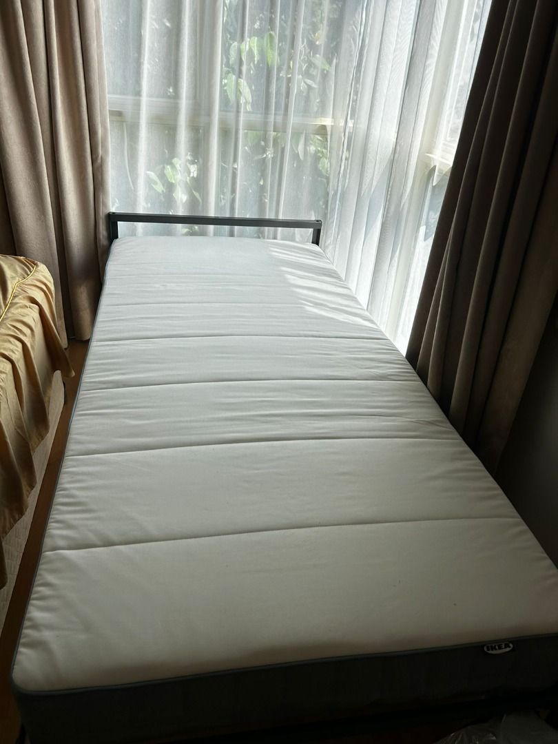 IKEA Mattress Single Bed (use only 1 week), Furniture & Home Living ...