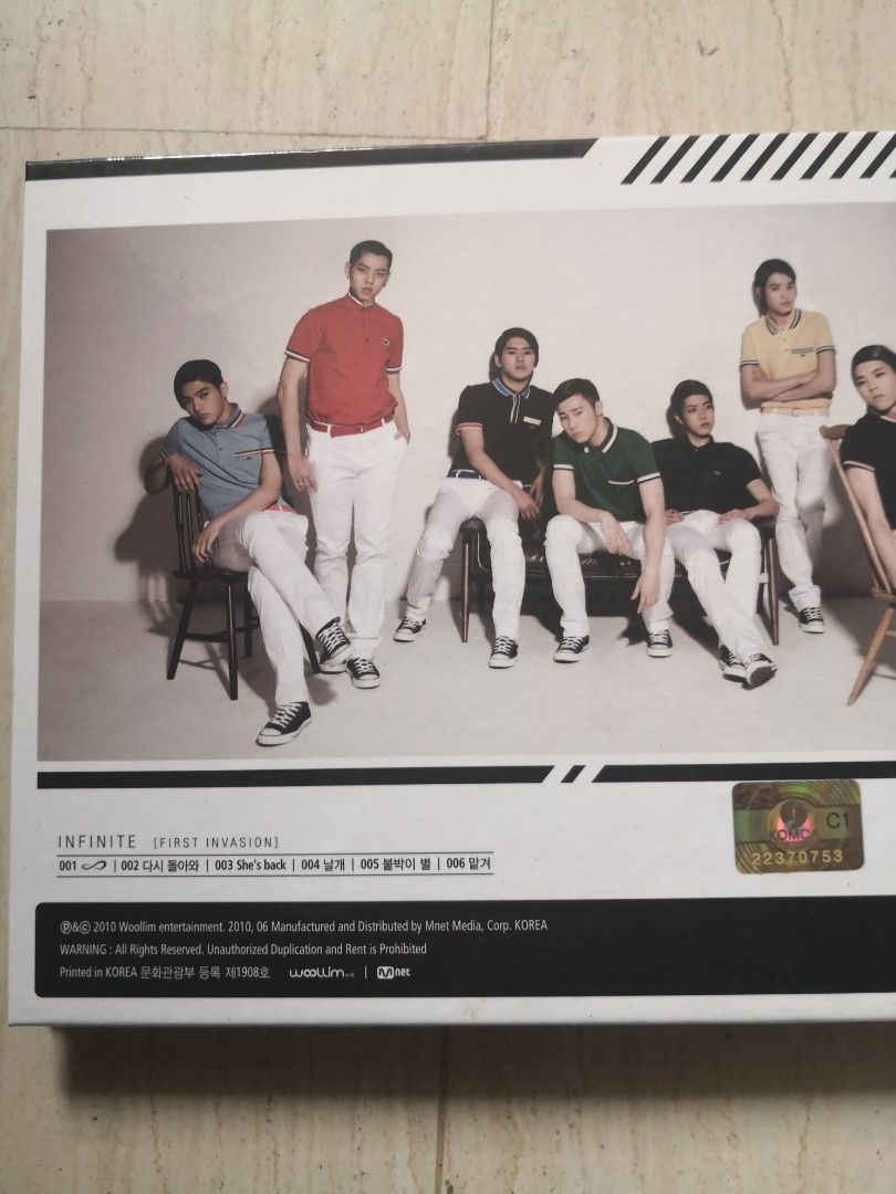 Infinite First Invasion CD, Hobbies & Toys, Music & Media, CDs & DVDs ...