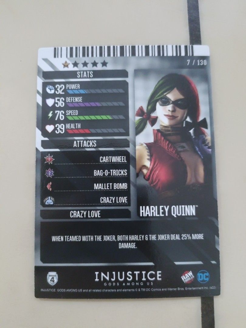 Injustice Arcade Series 4 Cards, Hobbies & Toys, Toys & Games on Carousell