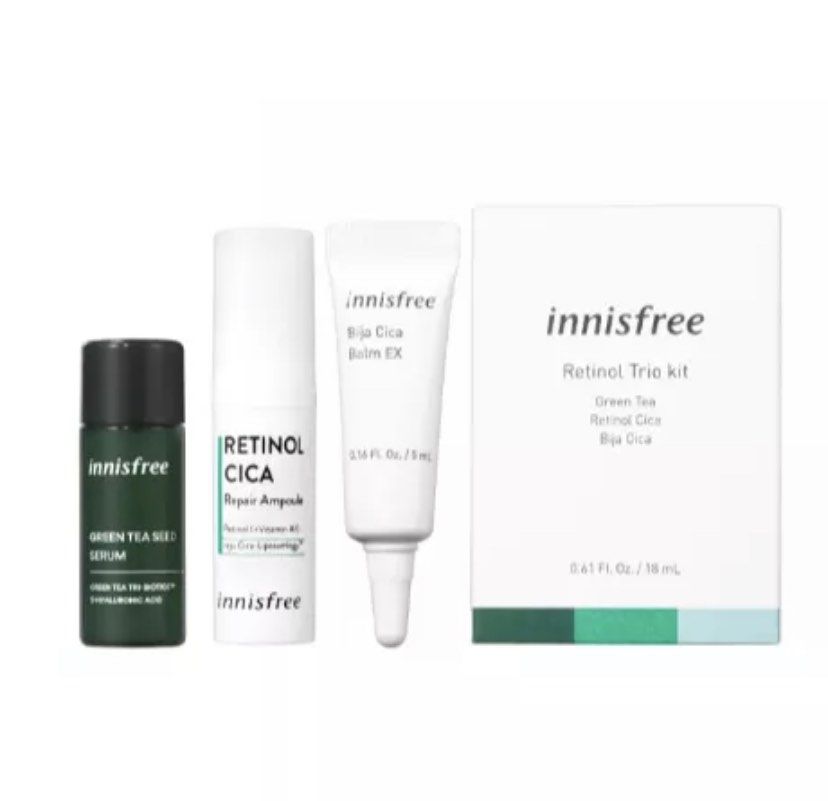 Innisfree Retinol Cica Trio Kit, Beauty & Personal Care, Face, Face ...