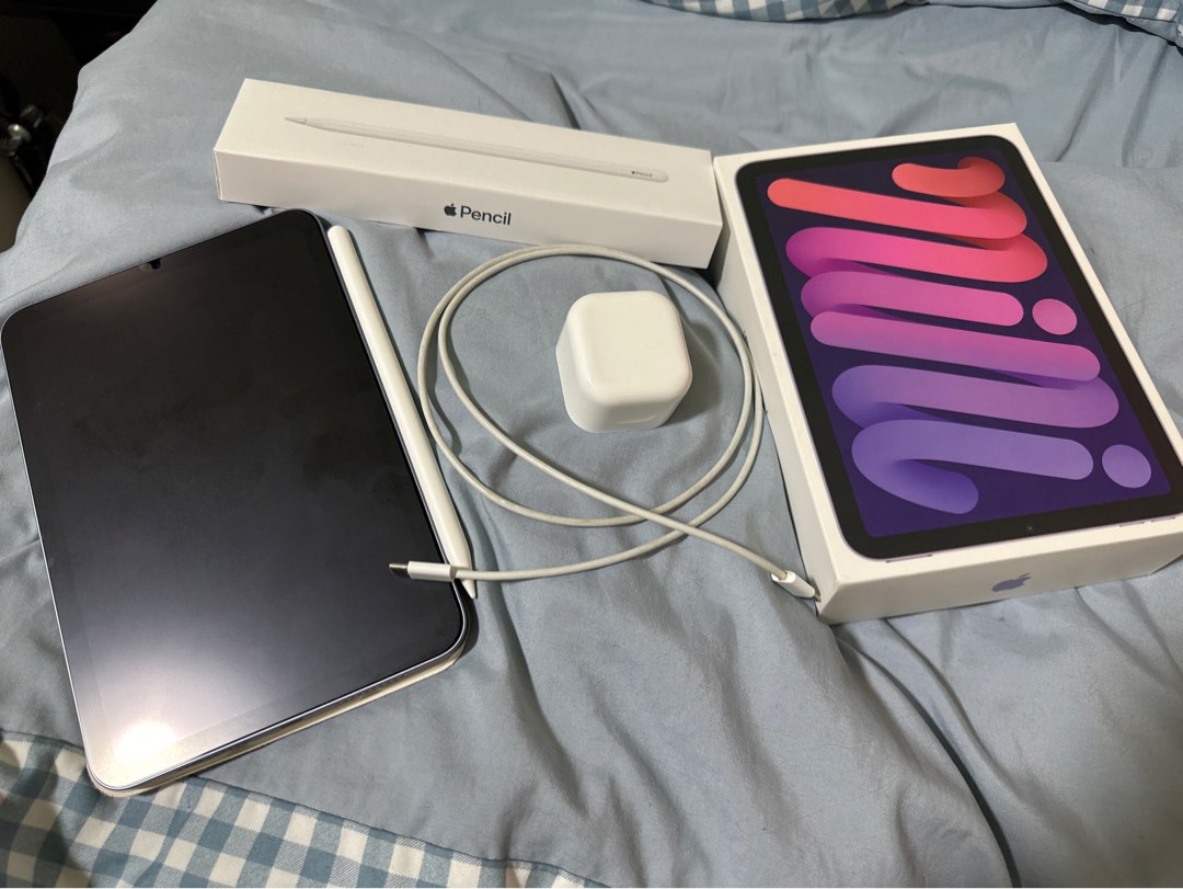 iPad mini 6 - Purple 64gb Wi-Fi + Apple Pencil 2nd Gen, Mobile Phones ...