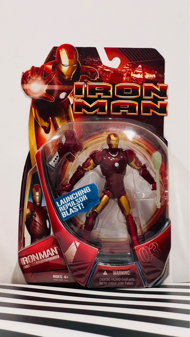 Iron Man LAUNCHING REPULSOR BLAST!, Hobbies & Toys, Toys & Games on ...