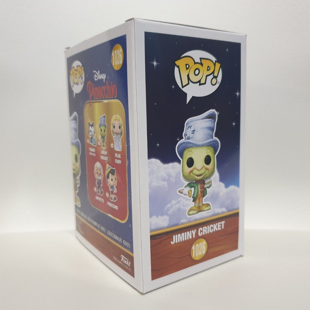 JIMMY CRICKET Disney Pinocchio Diamond Collection BAM! Exclusive Funko ...