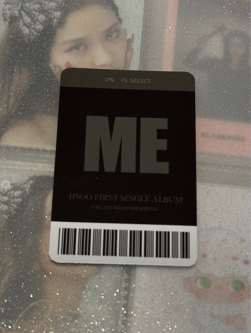 Jisoo Me album PhotoCard official YG Merch, Hobbies & Toys, Memorabilia ...