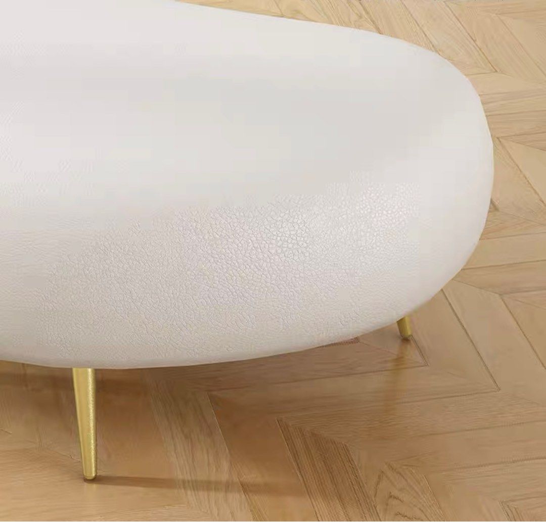 JONAE Modern Boucle Ottoman, Furniture & Home Living, Furniture, Chairs ...