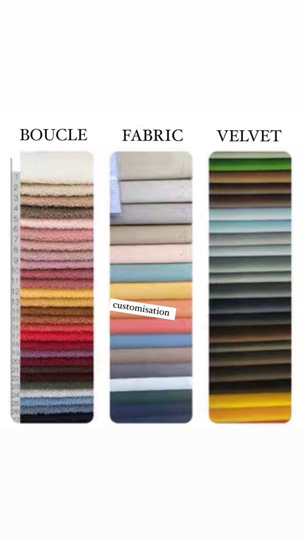 JONAE Modern Boucle Ottoman, Furniture & Home Living, Furniture, Chairs ...