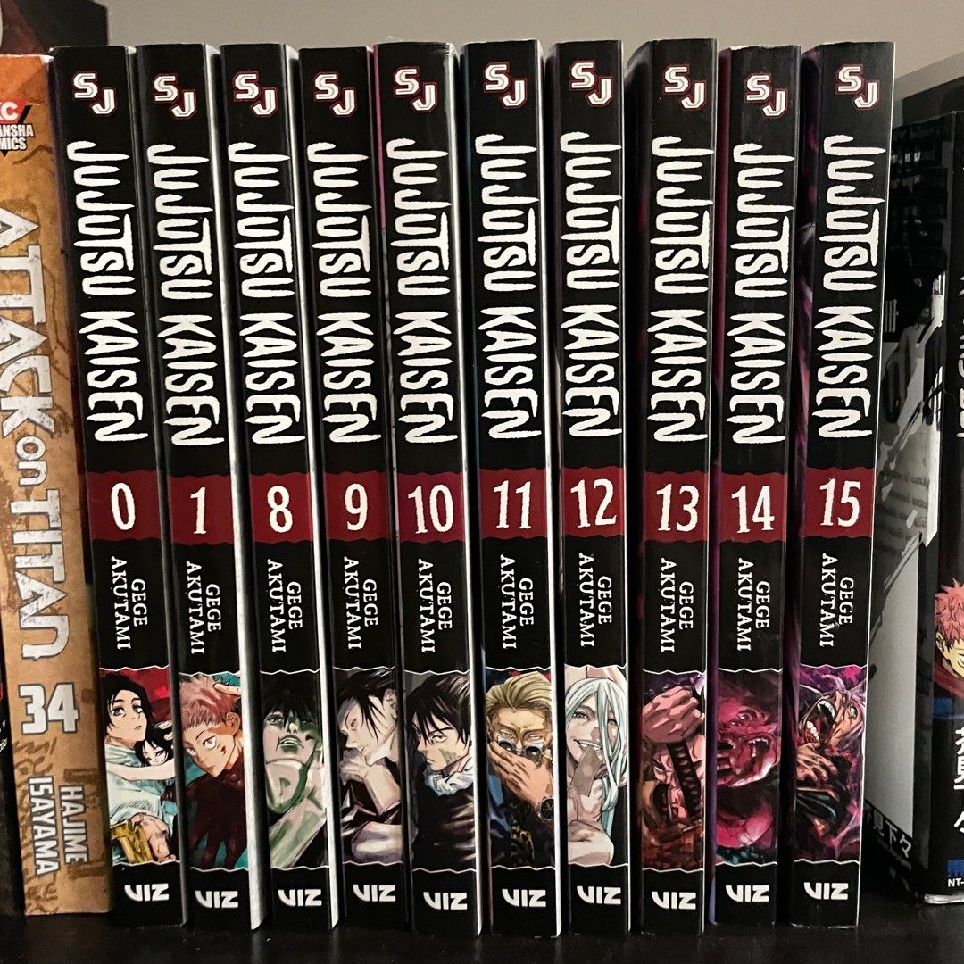 Jujutsu Kaisen Manga Set, Hobbies & Toys, Books & Magazines, Comics ...