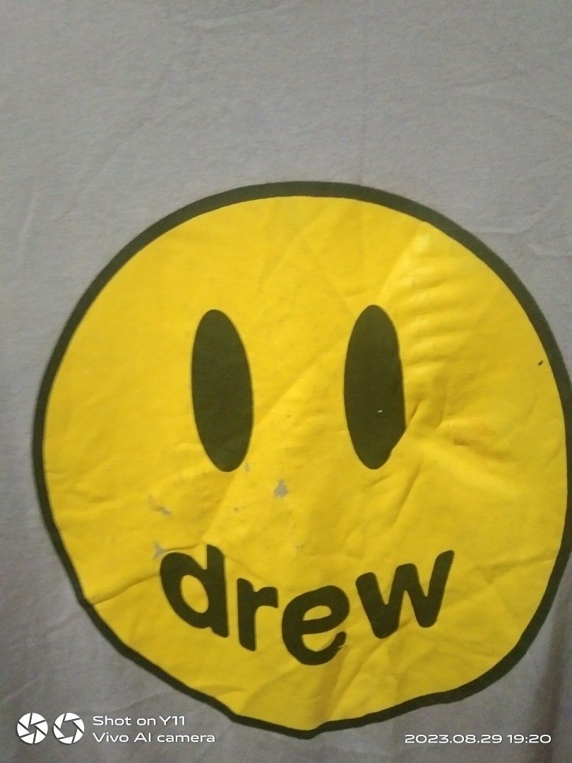 Justin Bieber Drew logo tshirt on Carousell