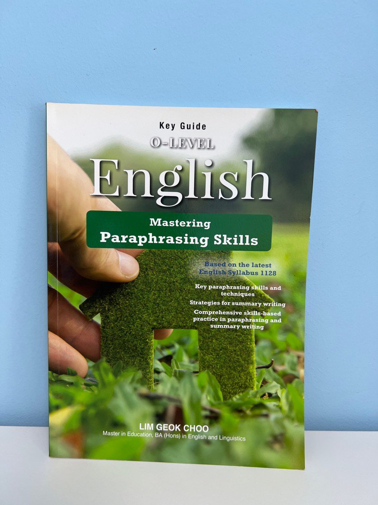 Key guide Olevel English mastering paraphrasing skills assessment book ...