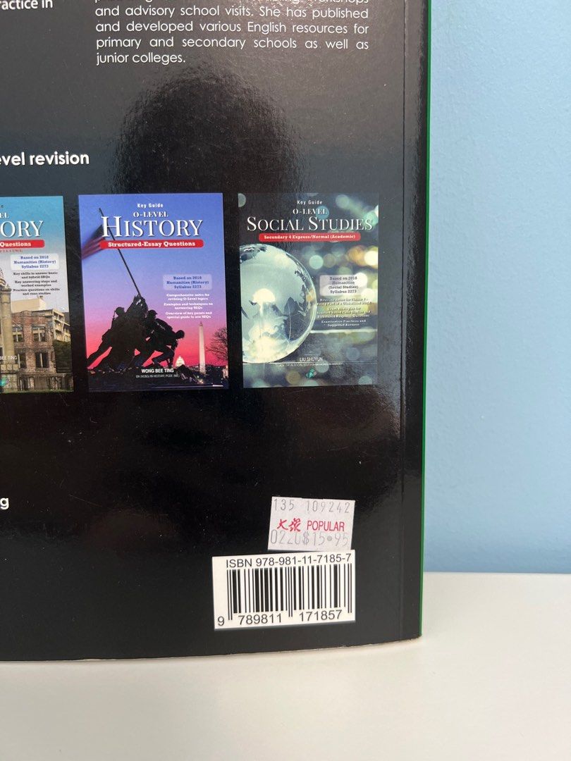 Key guide Olevel English mastering paraphrasing skills assessment book ...