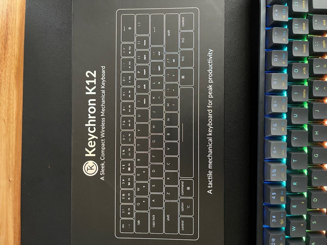 Keychron K12 Wireless Mechanical Keyboard, Computers & Tech, Parts ...