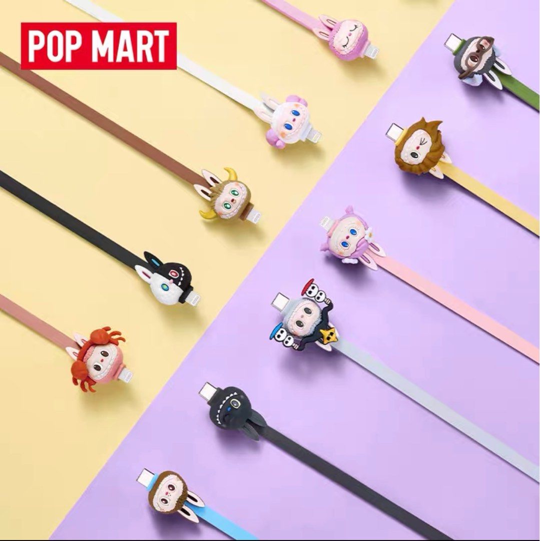 LABUBU IPHONE CHARGER CABLE CONSTELLATION / FULL SET / SINGLE BLIND BOX ...