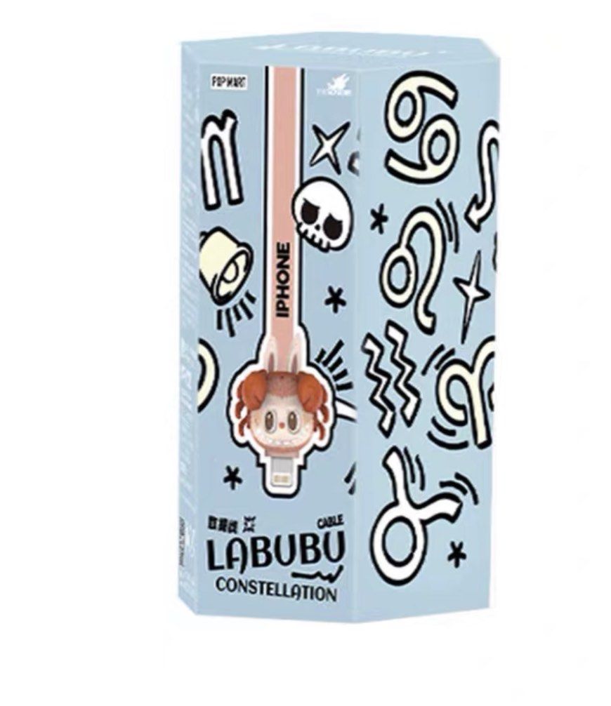 LABUBU IPHONE PLUG CHARGER CONSTELLATION POPMART / FULL SET / SINGLE ...