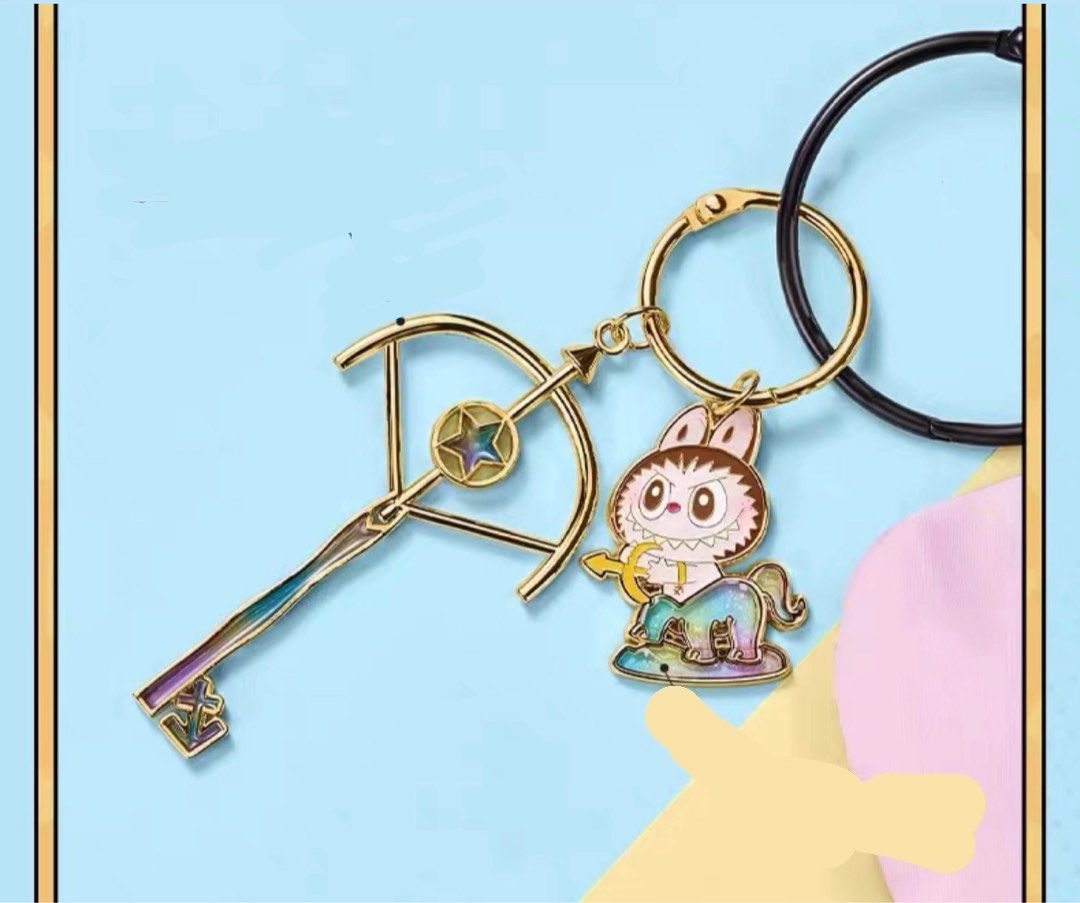 LABUBU KEY PENDANT KEYCHAIN POPMART CONSTELLATION / FULL SET / SINGLE ...