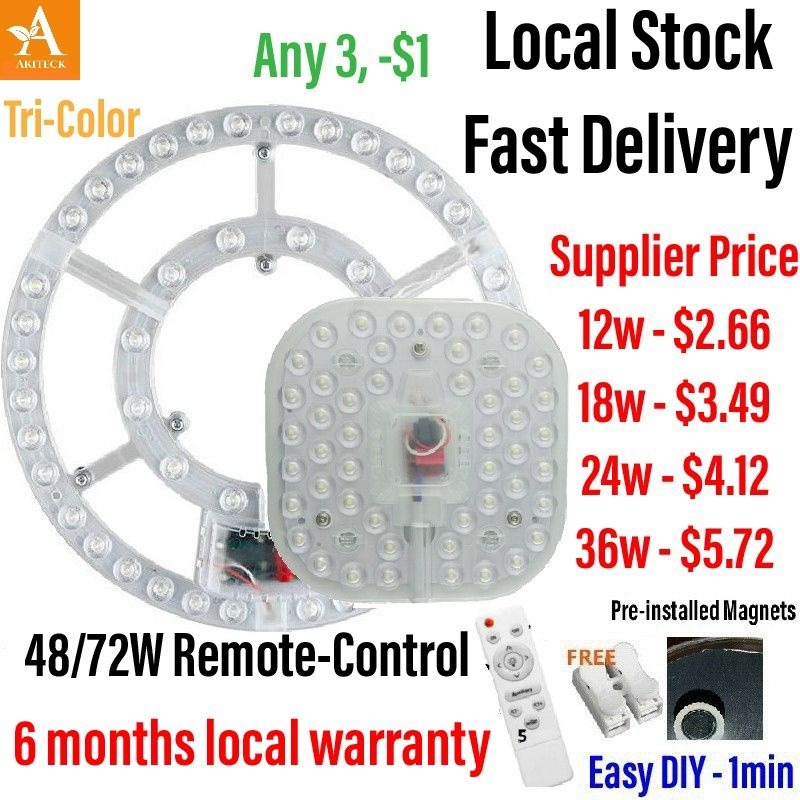 LED Ceiling Light ♥ LED Module ♥ Remote control ♥ Fluorescent ...