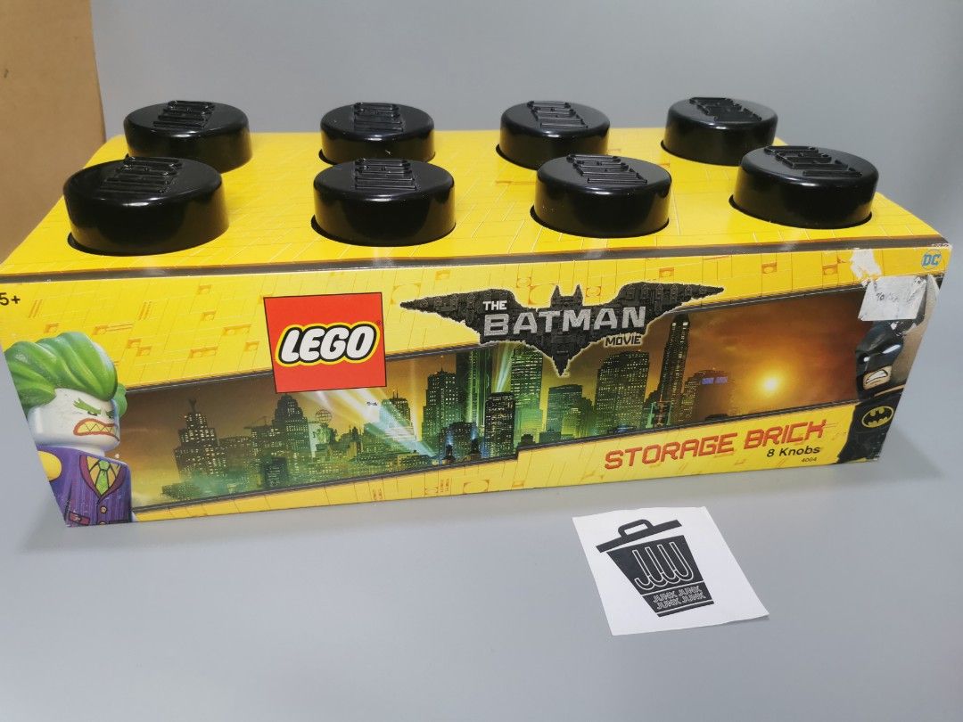 LEGO Batman Storage Brick 8 Knobs Stackable Storage Box, Hobbies & Toys ...