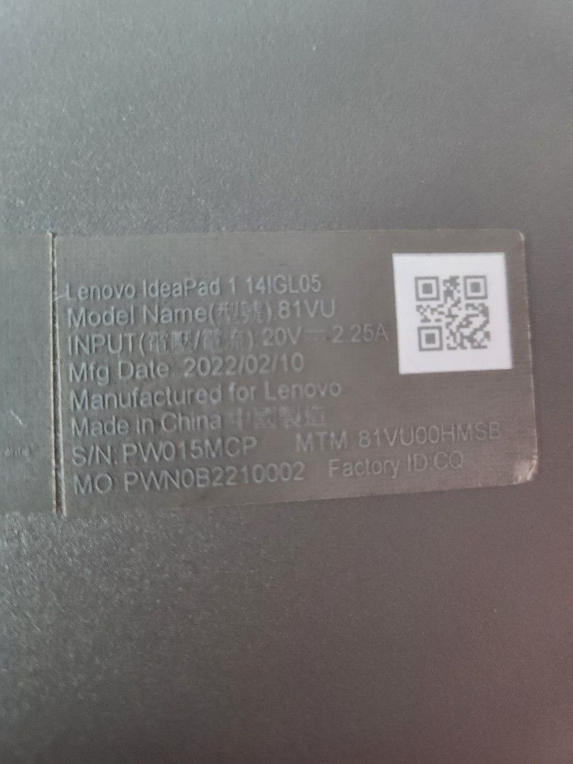 Lenovo Ideapad Model 81VU, Computers & Tech, Laptops & Notebooks on ...