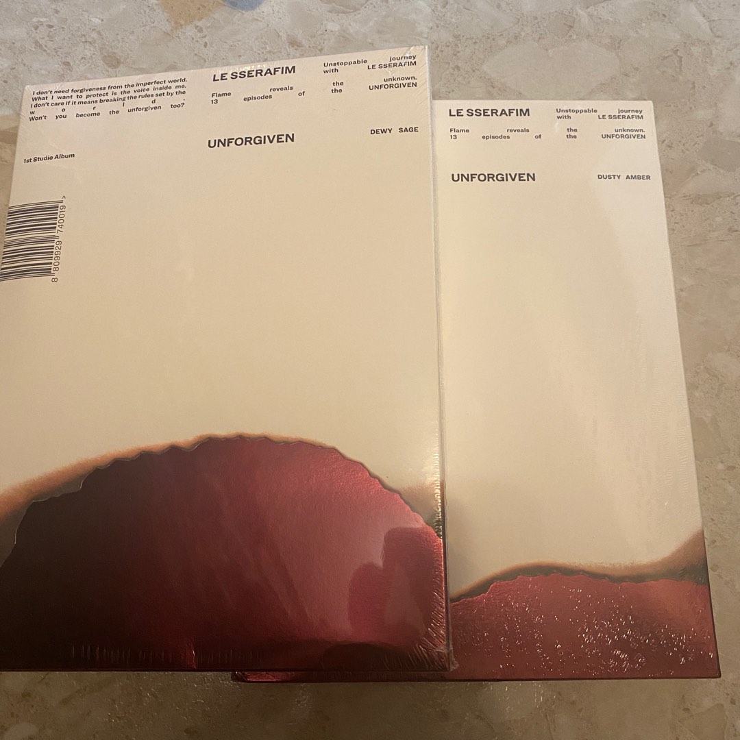 現貨[全新未拆]Lesserafim Unforgiven album 專輯, 興趣及遊戲, 收藏品及紀念品, 韓流 - Carousell