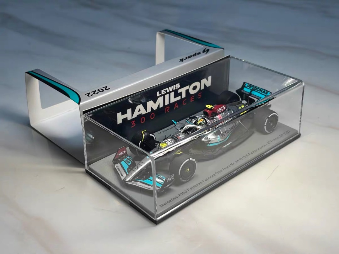 Lewis Hamilton 2022 French GP Runner-Up Mercedes 1/43th scale F1 Car ...