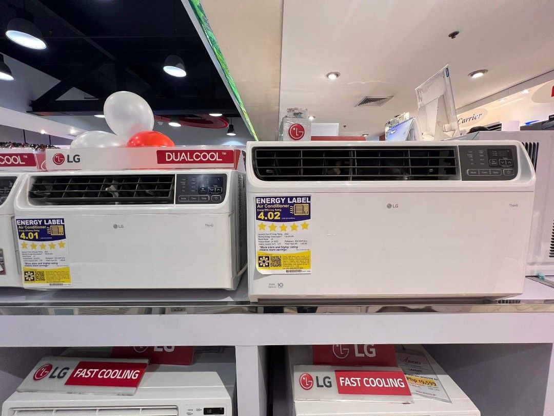Lg window type Aircon Dual inverter type 2023 Models, TV & Home ...