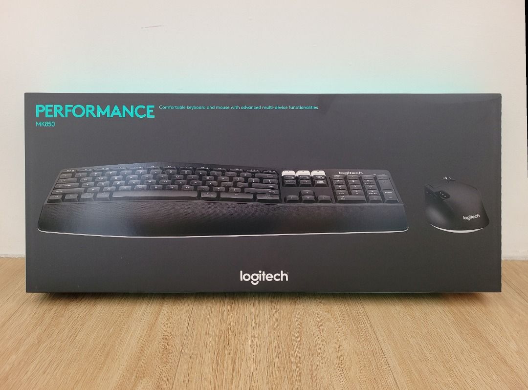Logitech Mk850 Wireless Keyboard Mouse Combo Multi Device Ergonomic