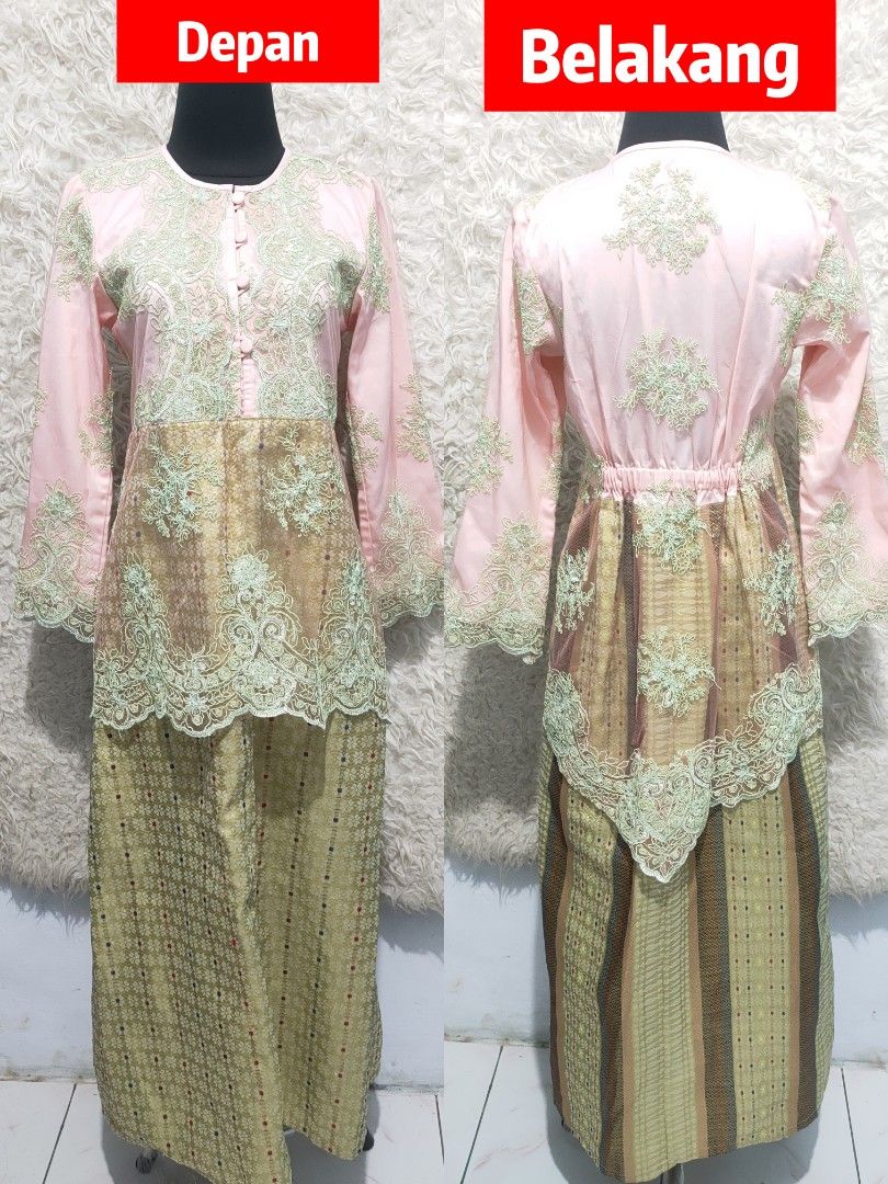 Long Dress Kebaya / Kebaya Berlengan /Gaun Kebaya / Kebaya Pesta ...