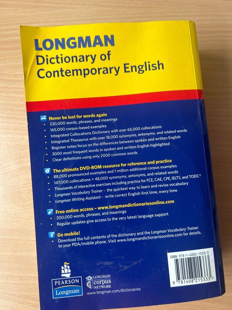 Longman Dictionary, Hobbies & Toys, Books & Magazines, Textbooks on ...