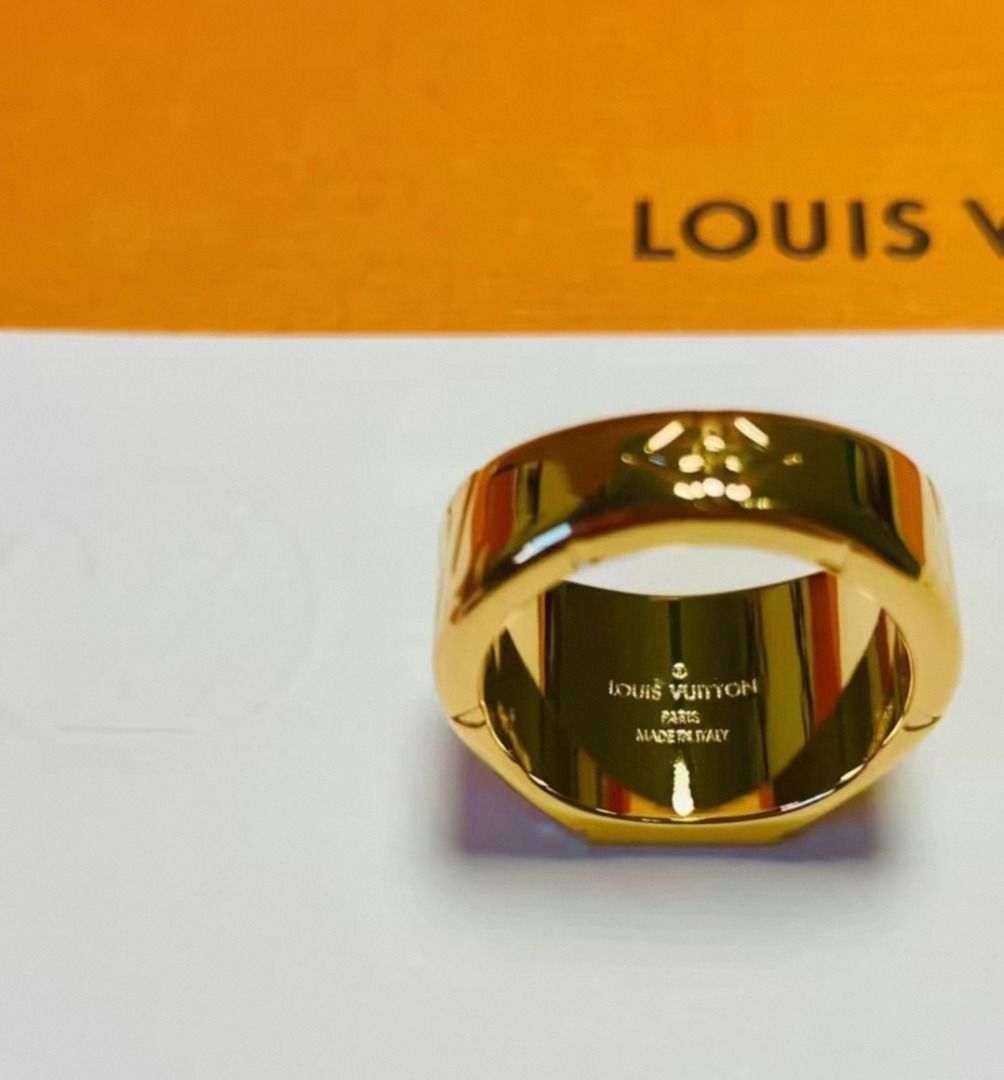 Louis Vuitton Men's Ring, Men's Fashion, Watches & Accessories, Jewelry ...