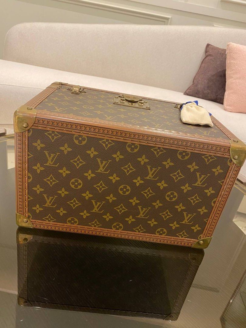 LOUIS VUITTON TRUNK BOITE BOUTEILLES LIMITED EDITION MONOGRAM CANVAS ...
