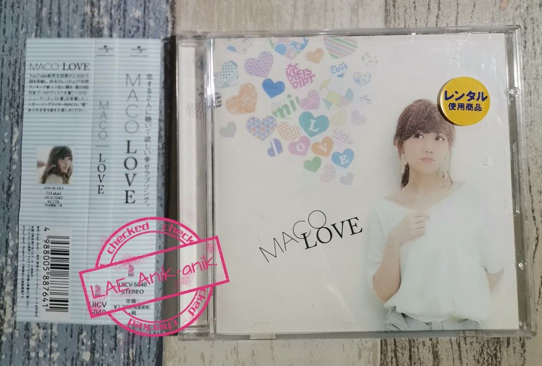 MACO -Love- (Unsealed), Hobbies & Toys, Music & Media, CDs & DVDs on ...