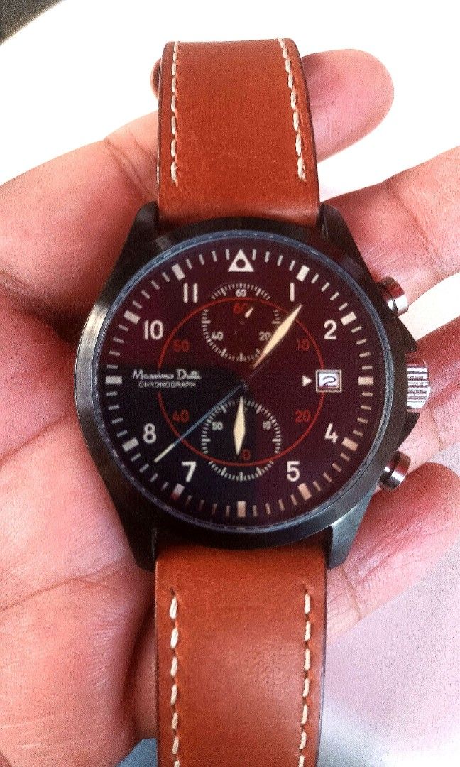 Massimo Dutti Chronograph watch, Men's Fashion, Watches & Accessories ...