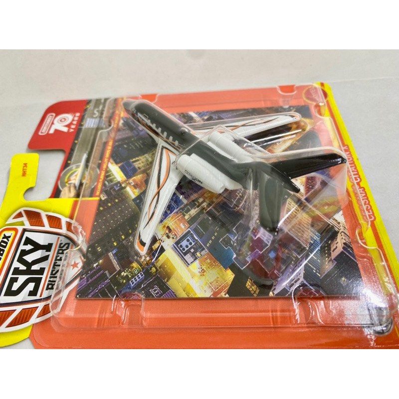 Matchbox CESSNA CITATION X Black White Sky Busters Family Jets ...