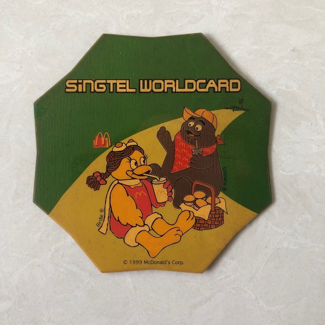 McDonald’s SingTel Worldcard Phonecard Vintage, Hobbies & Toys ...