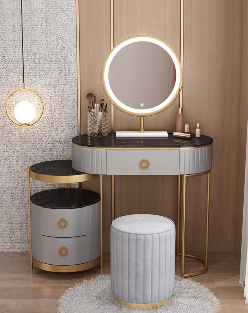 MeGan Vanity Dressing Table, Furniture & Home Living, Furniture, Tables ...