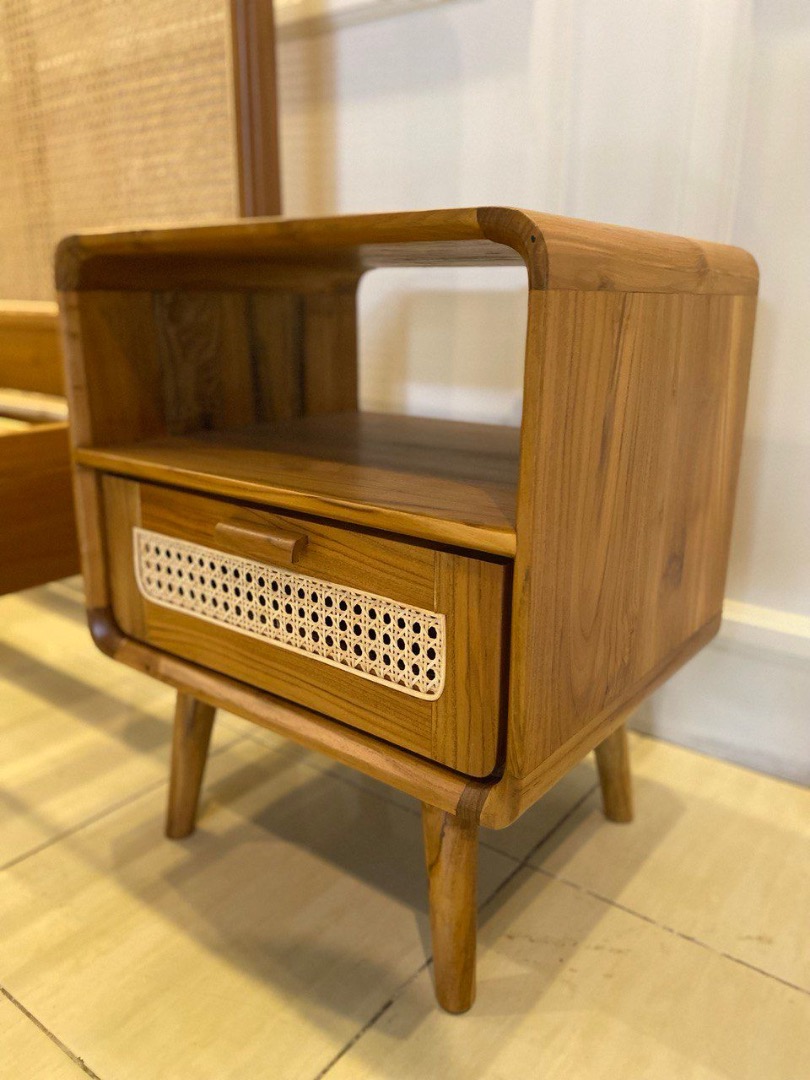 Meja tepi Jati, Furniture & Home Living, Furniture, Tables & Sets on ...