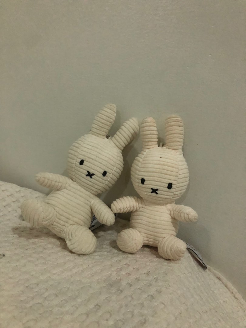 Miffy couple plush charm on Carousell