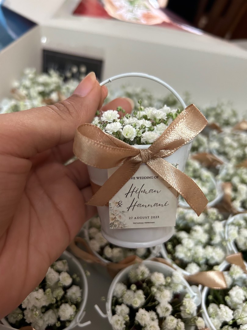 Mini Pots Bunga Rampai, Hobbies & Toys, Stationery & Craft, Flowers ...