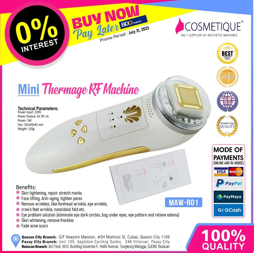 Mini Thermage Machine, Beauty & Personal Care, Face, Face Care on Carousell