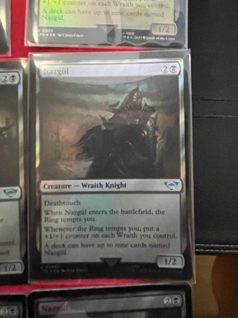 MTG Lotr Nazgûl set FOIL, Hobbies & Toys, Memorabilia & Collectibles ...