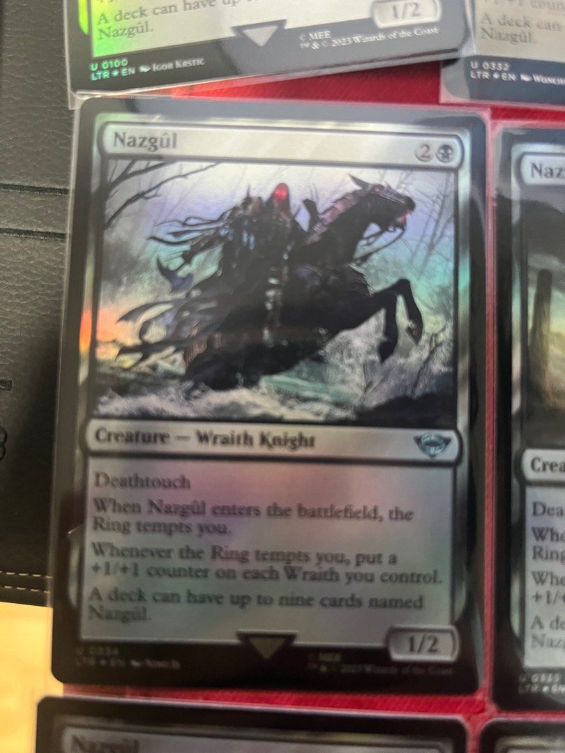 MTG Lotr Nazgûl set FOIL, Hobbies & Toys, Memorabilia & Collectibles ...
